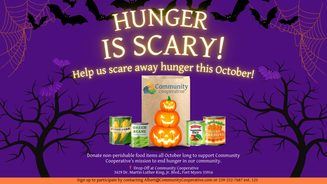 Community Cooperative launches ‘Hunger is Scary’ campaign this October ...